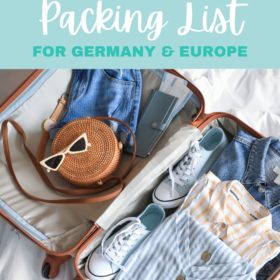 Ultimate Minimalist Packing List For Travel to Germany & Europe (2-Week ...